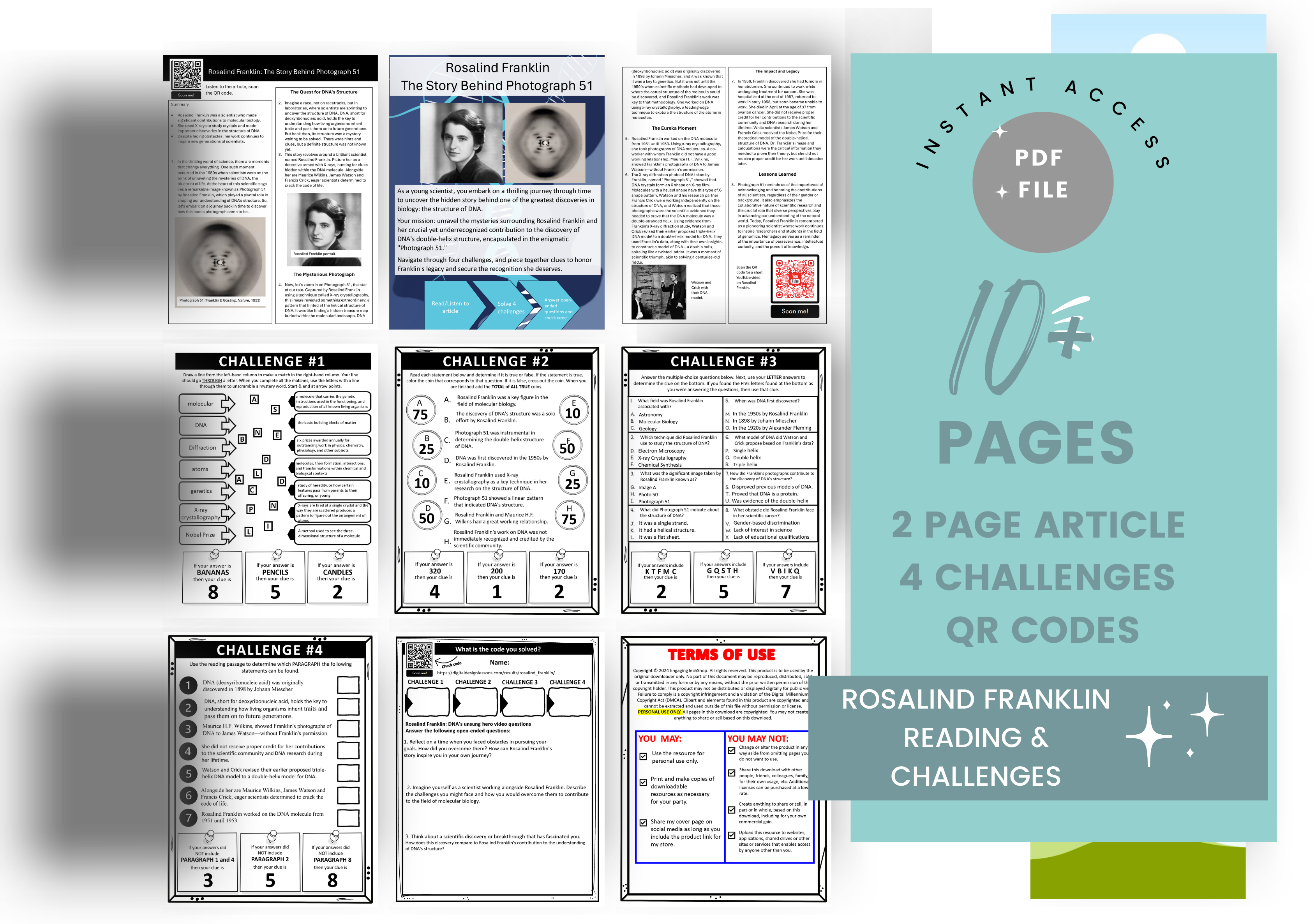 Rosalind Franklin: The Story Behind Photograph 51 and the structure of ...